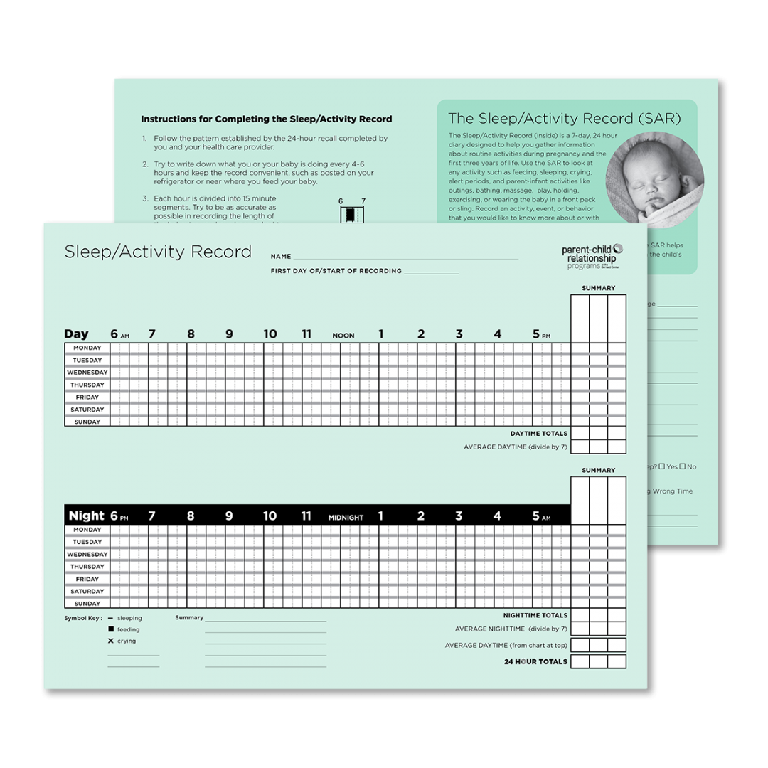 Sleep Activity Record - Parent-Child Relationship Programs