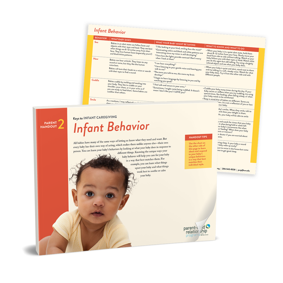 Keys to Infant Caregiving Parent Handout Set - Parent-Child ...