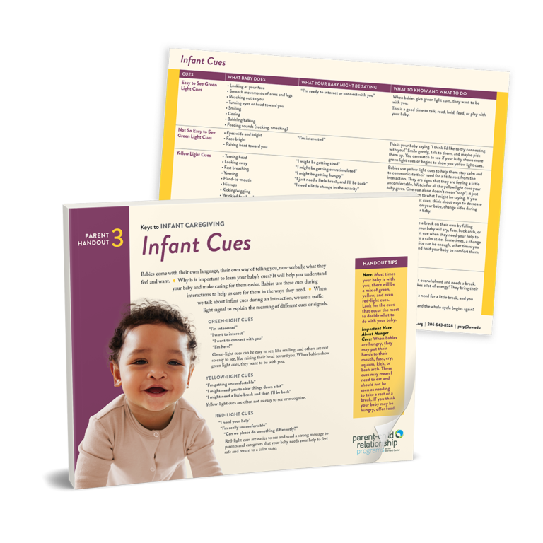 Keys to Infant Caregiving Parent Handout Set - Parent-Child ...